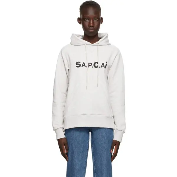 Mサイズ　sacai×a.p.c HOODIE TAIYO パーカー M SACAI × A.P.C. HOODIE TAIYO Grey